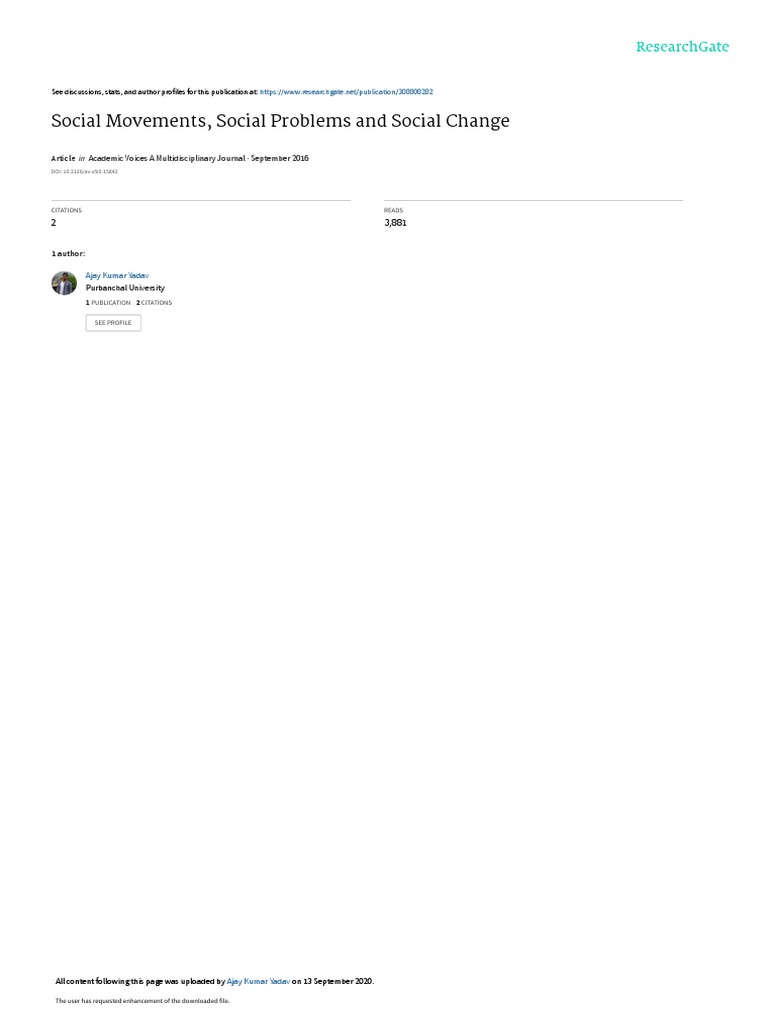 Understanding Social Movements | PDF | Social Movements | Sociology