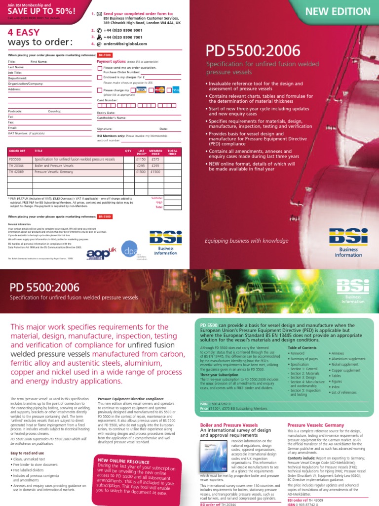 PD5500 | PDF | Welding | Construction