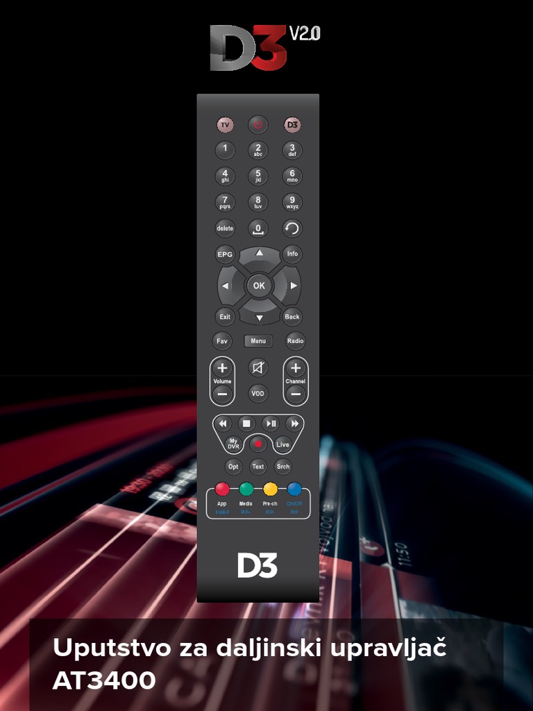 d3 v20 Daljinjski Upravljac | PDF