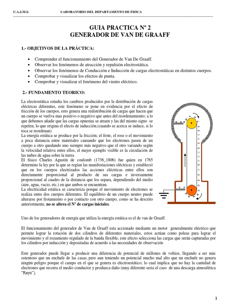 Guia Lab. #2 | PDF | Electrostática | Electricidad