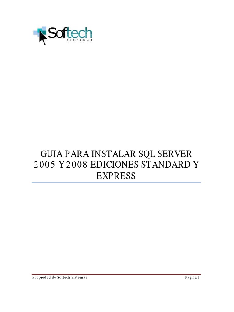 Instalación Completa de SQL Server 2005-2008 Standard y Express | PDF | Servidor SQL de ...