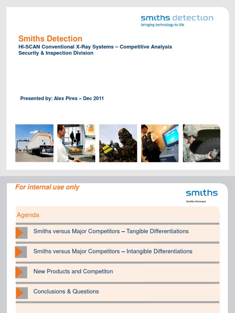 Competitive Analysis of Smiths Detection's HI-SCAN Conventional X-Ray Systems Against Major ...