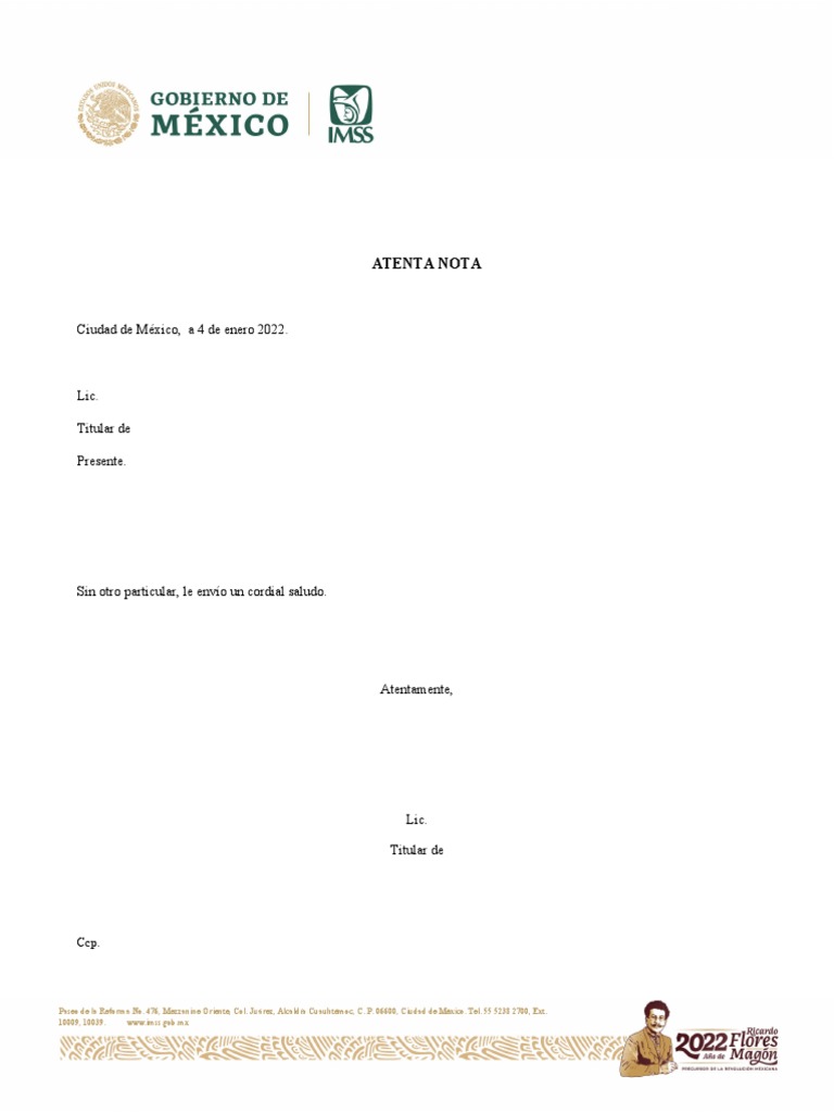 Atenta Nota Nueva | PDF