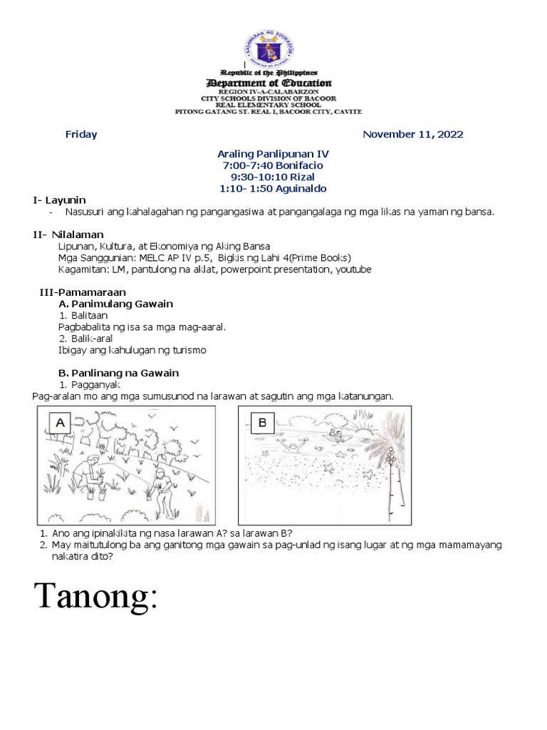 Ap4 Q2 Week 1 (Fri) | PDF