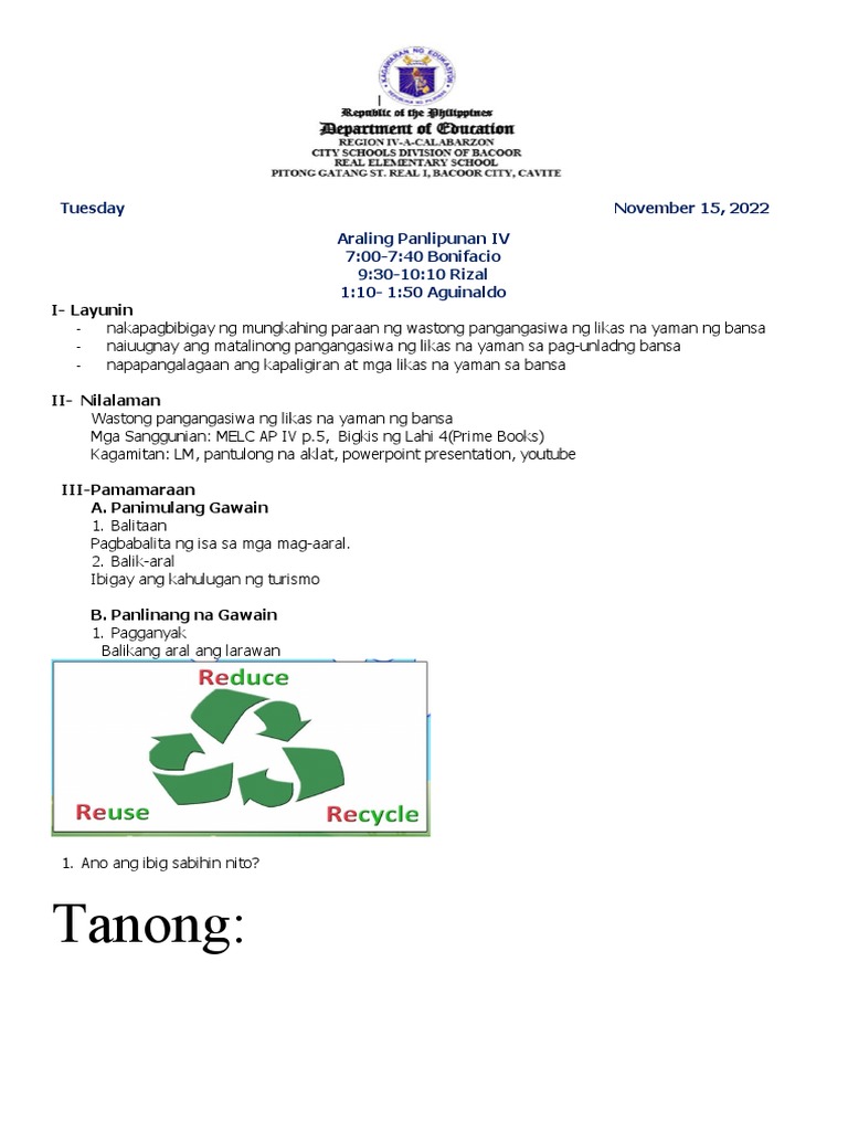 Ap4 Q2 Week 2 (Tues) | PDF