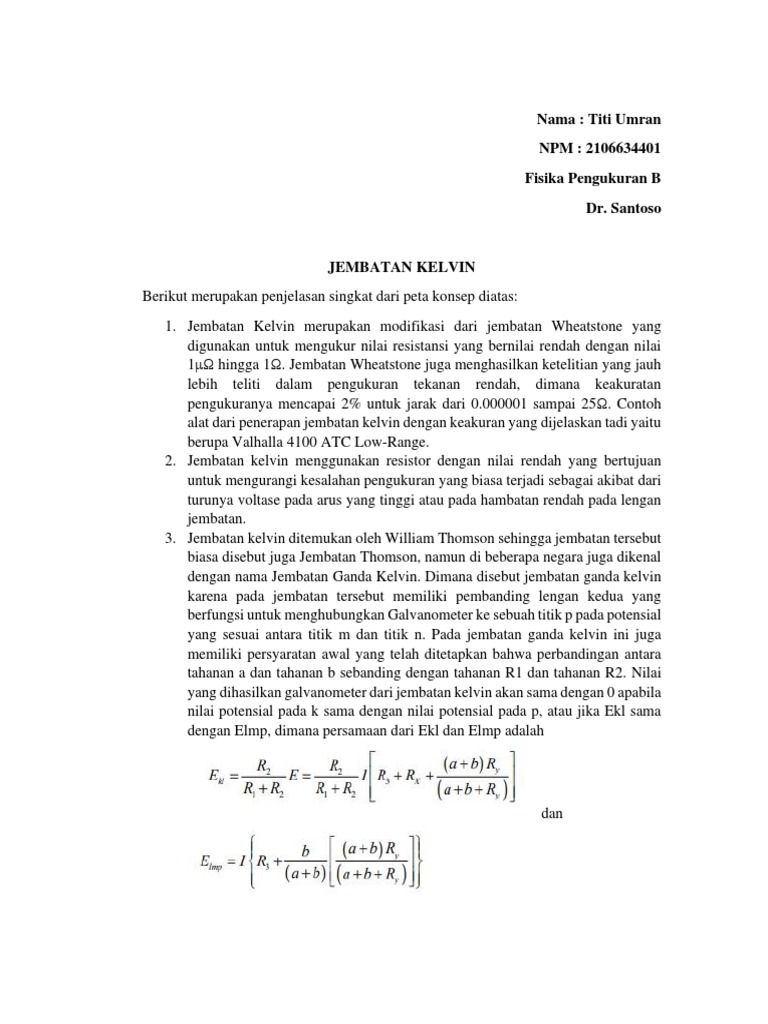 Penjelasan Jembatan Kevin | PDF