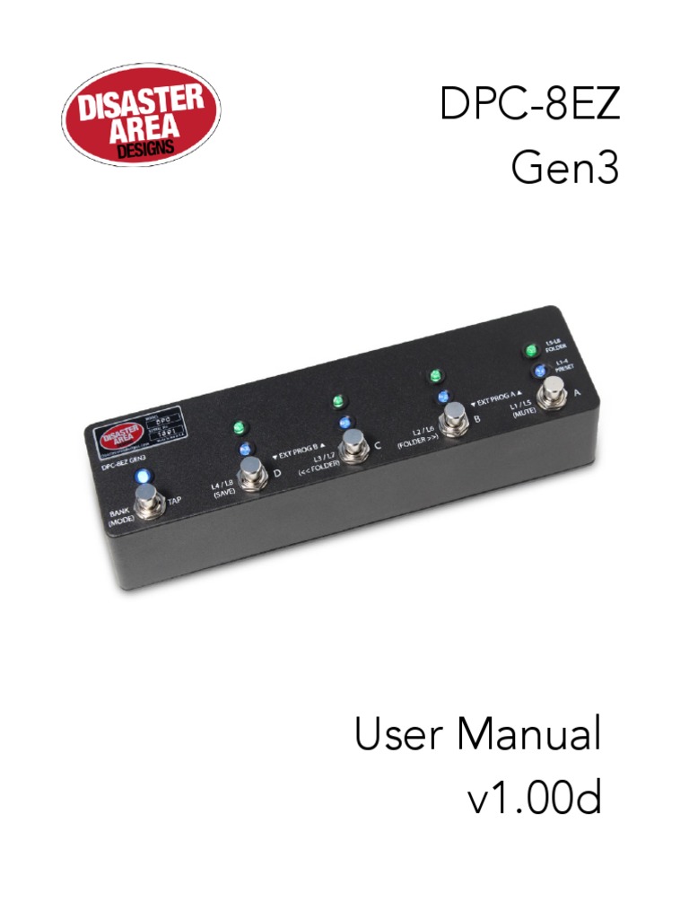 DPC-8EZ Gen3 User Manual | PDF | Usb | Amplifier