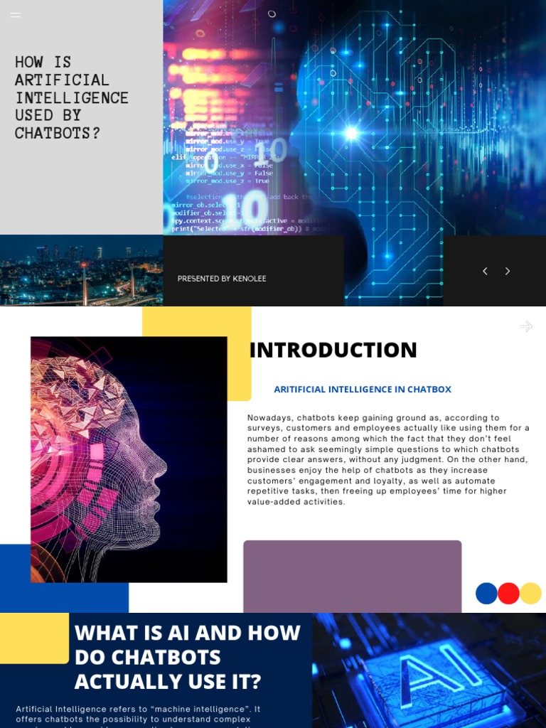 How Is Artificial Intelligence Used by Chatbots-1 | PDF | Artificial ...