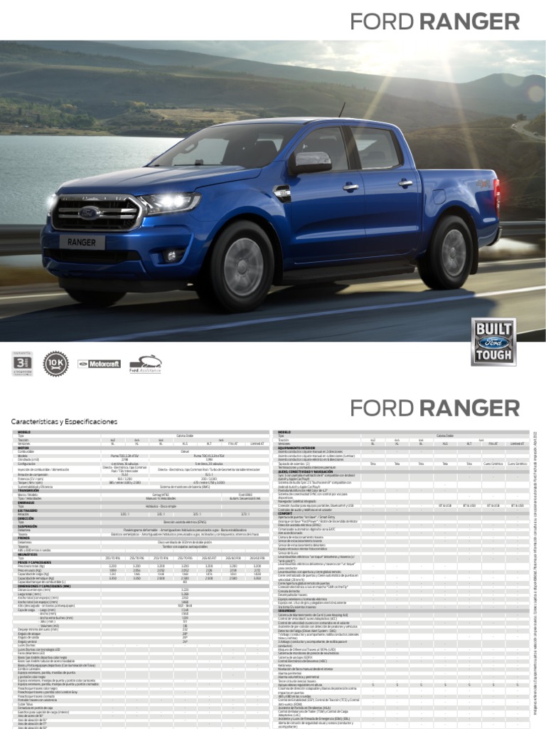 Ficha Tecnica Ranger | PDF