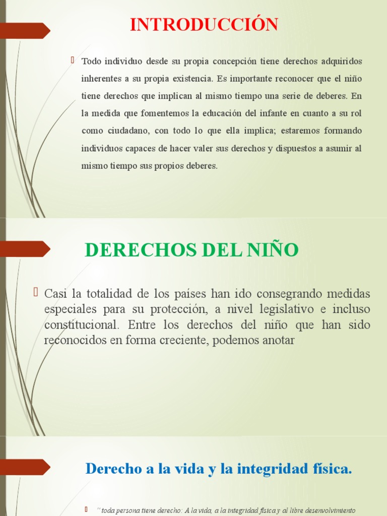 Derechos Del Niño | PDF | Derechos de los niños | Derechos