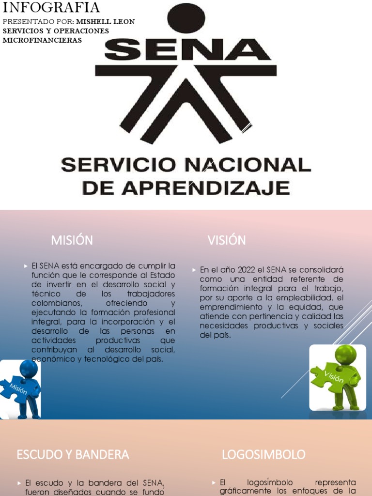 SENA: Misión, Visión y Valores | PDF