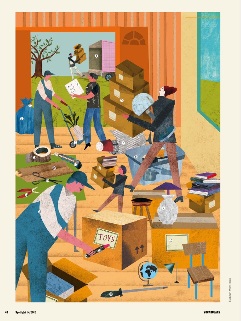 Moving House - Vocabulary Worksheet | PDF