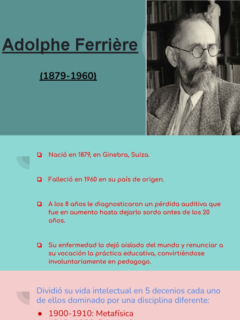 Adolphe Ferrière | PDF