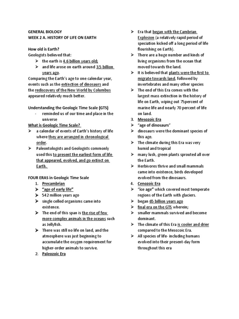 General Biology 2 Reviewer Quarter 1 | PDF
