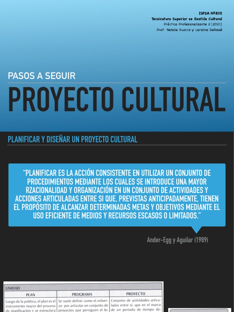 Proyecto Cultural | PDF | Gestión de recursos humanos | Presupuesto