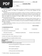 Sujet Et Corrigé Français - BEM 2021 - DzExams | PDF