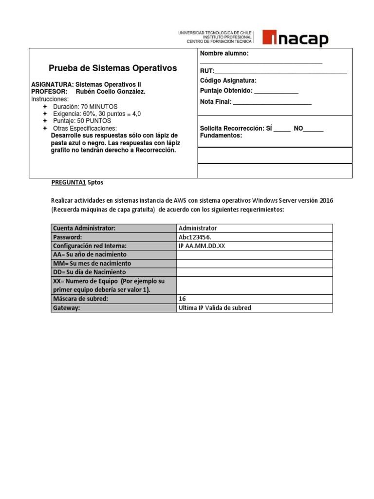 OMS02-TI2v22 II Primavera 2022 v1 | PDF | Dirección IP | Servidor ...