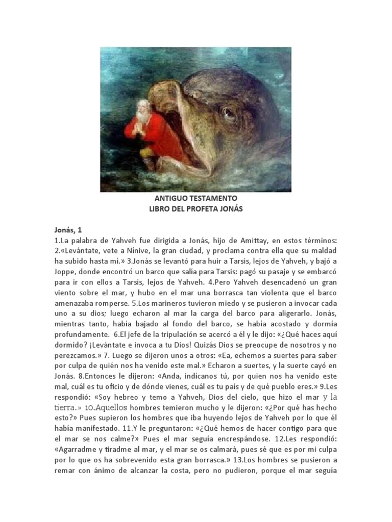 Libro de Jonás | PDF