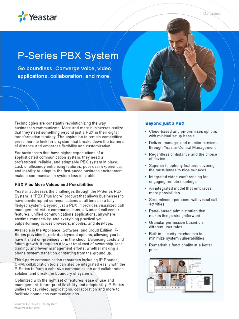 Yeastar P-Series PBX System Guide | PDF | Cloud Computing | Session ...