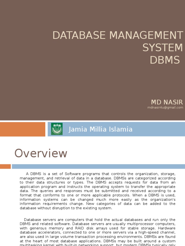 Dbms Pdf Database Transaction Databases