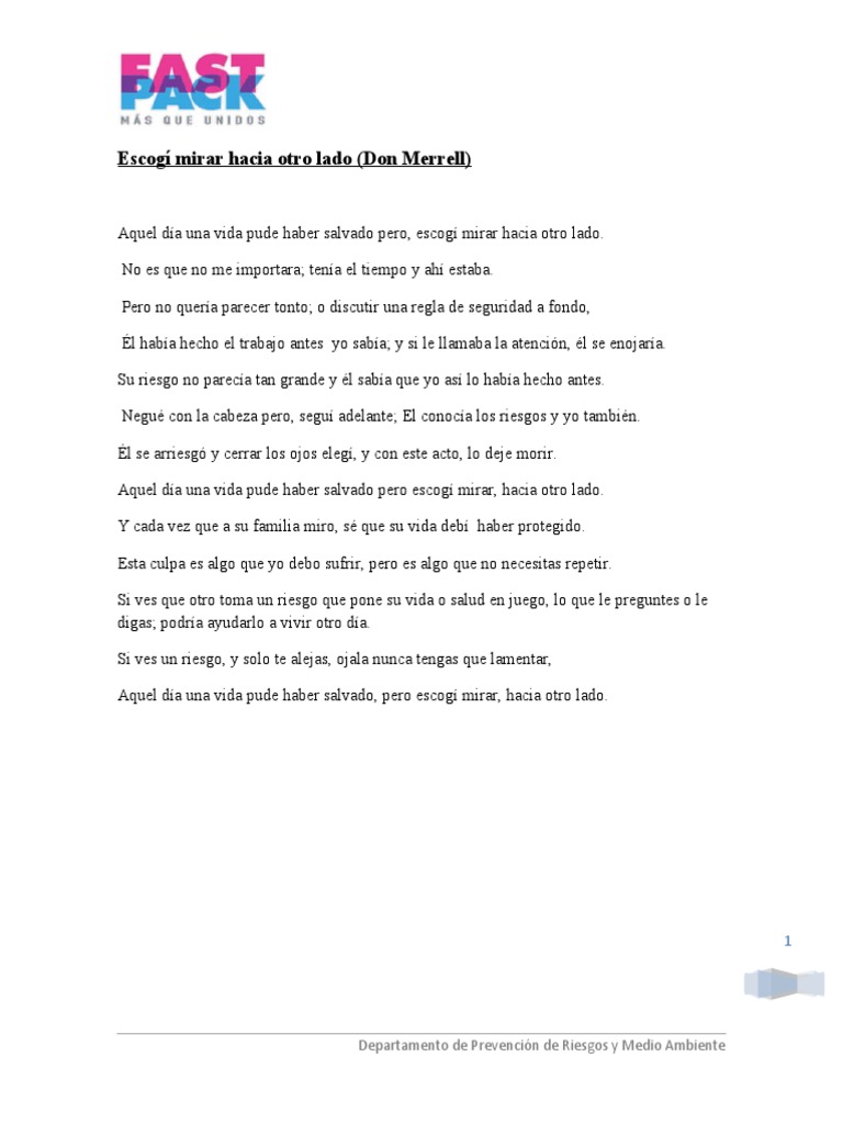 Escogí Mirar Hacia Otro Lado | PDF