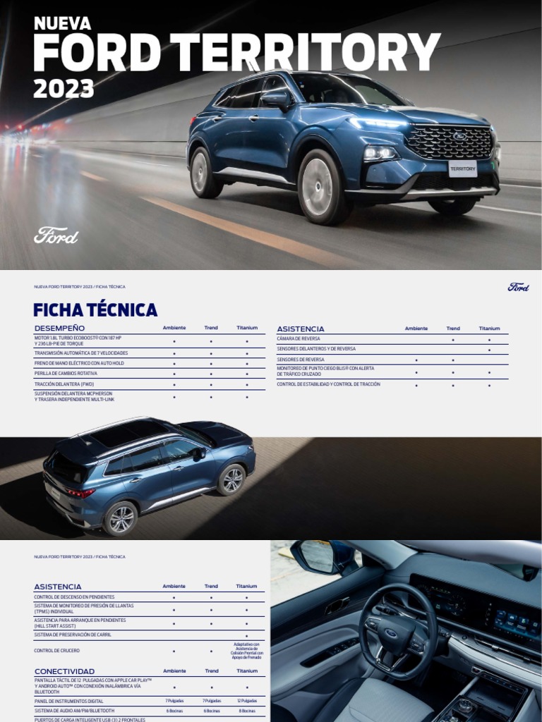 Ficha Técnica Territory | PDF | Airbag | Vehículos de ruedas