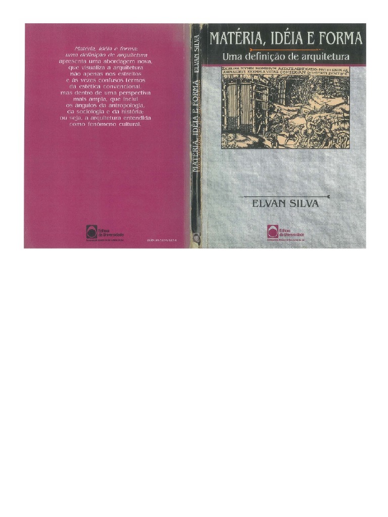 Matéria, Idéia e Forma - Elvan Silva | PDF