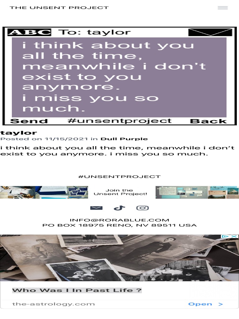 Unsent Text Message To Taylor - Submission 467133 | PDF