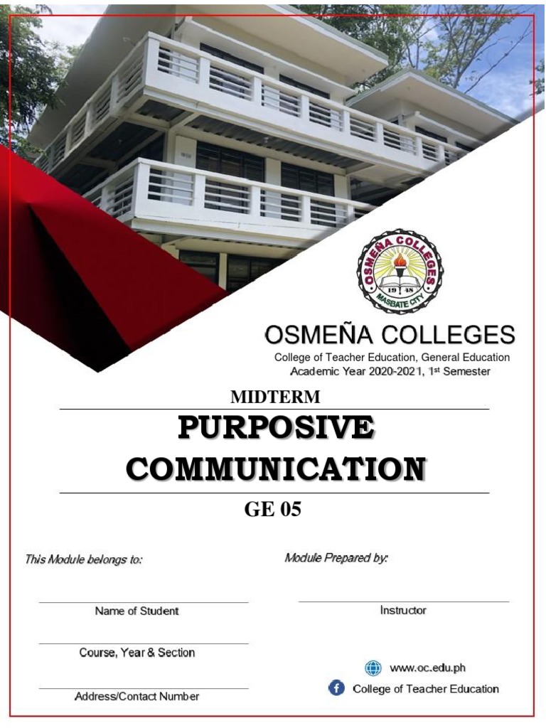 Midterm Purposive Communication | PDF | Multimedia | Communication Midterm Purposive Communication | PDF | Multimedia | Communication