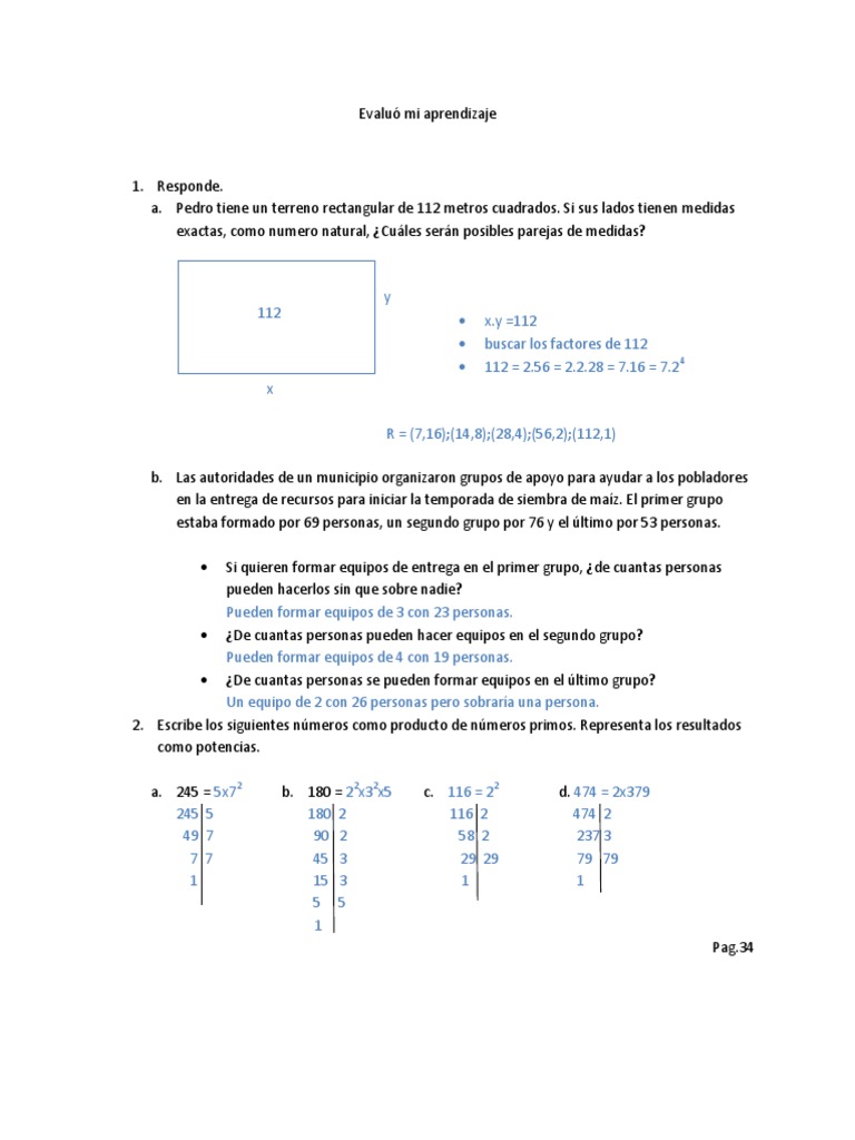 Evaluó Mi Aprendizaje | PDF