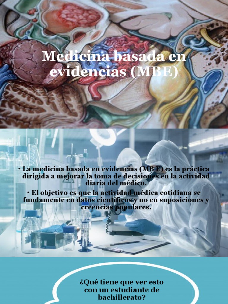 Medicina Basada en Evidencias (MBE) | PDF