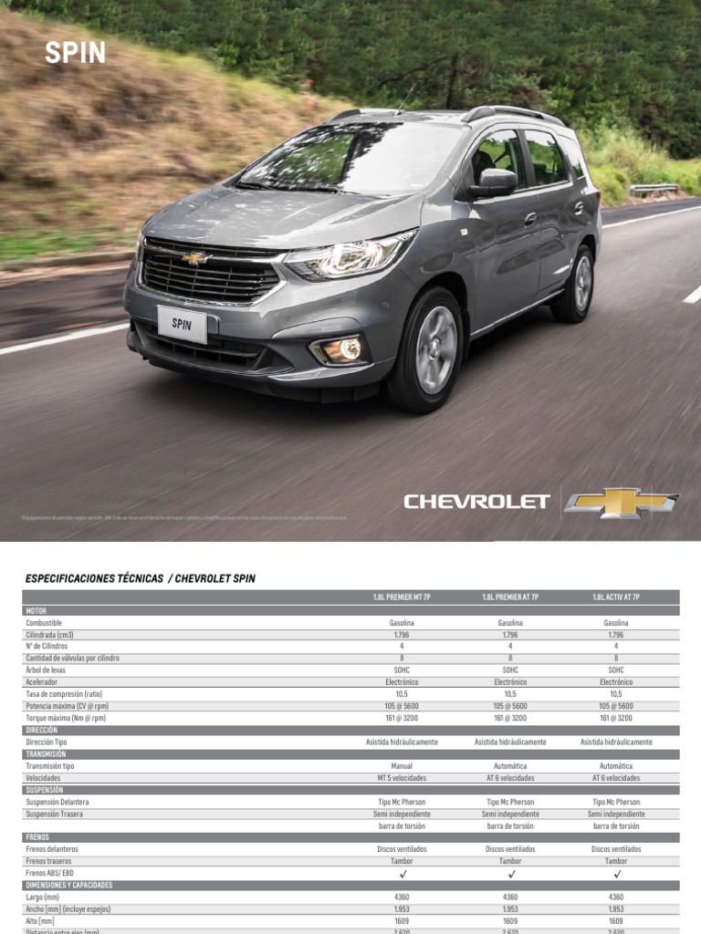 Ficha Tecnica Spin | PDF