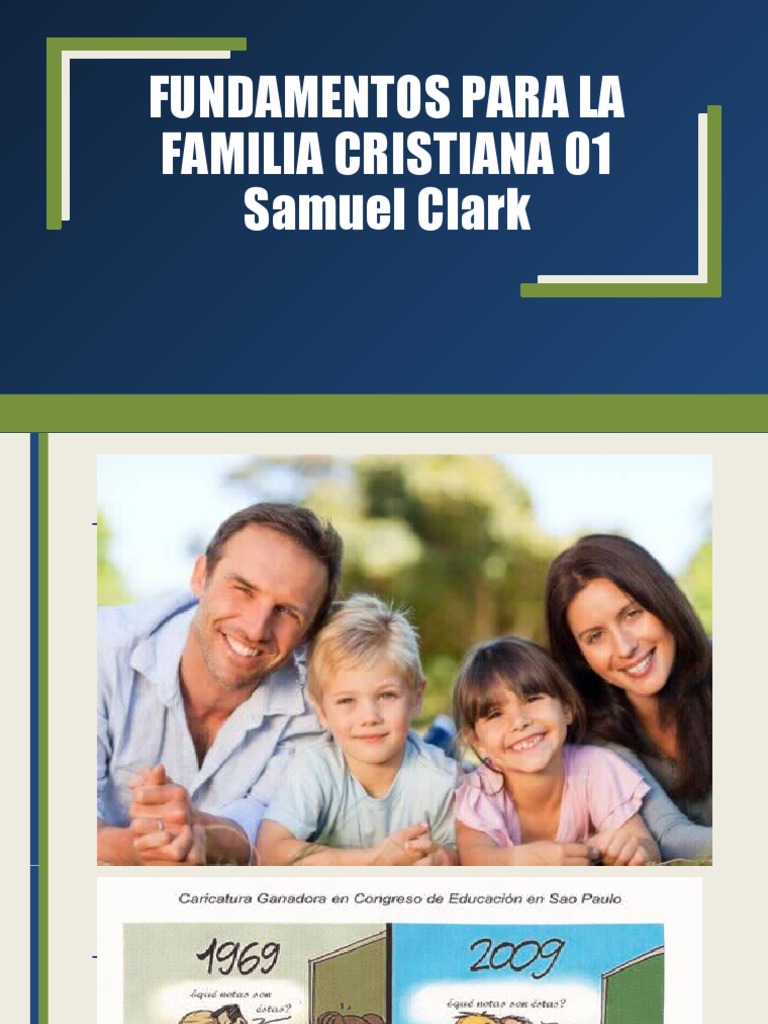 Fundamentos para La Familia Cristiana 01 Samuel Clark | PDF