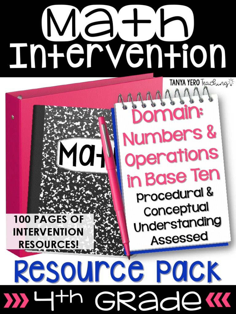 4th Grade Math Intervention Place | PDF | Integer | Understanding