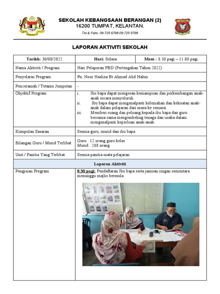 Laporan Hari Pelaporan PBD 2022 | PDF