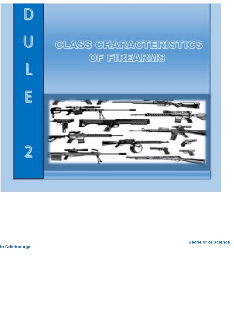Forensic Ballistics Module 2 2022-2023 | PDF