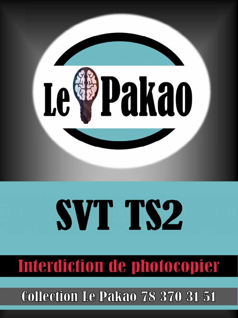 Fascicule SVT Terminale S2 - Le Pakao | PDF | Synapse | Système immunitaire