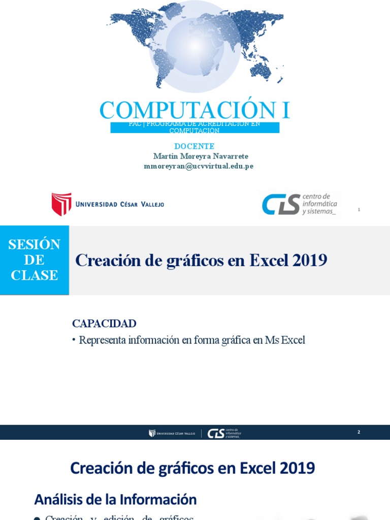 GUIA DE CLASE DE C1 - Gráficos Estadísticos | PDF | Microsoft Excel | Ingeniería de software