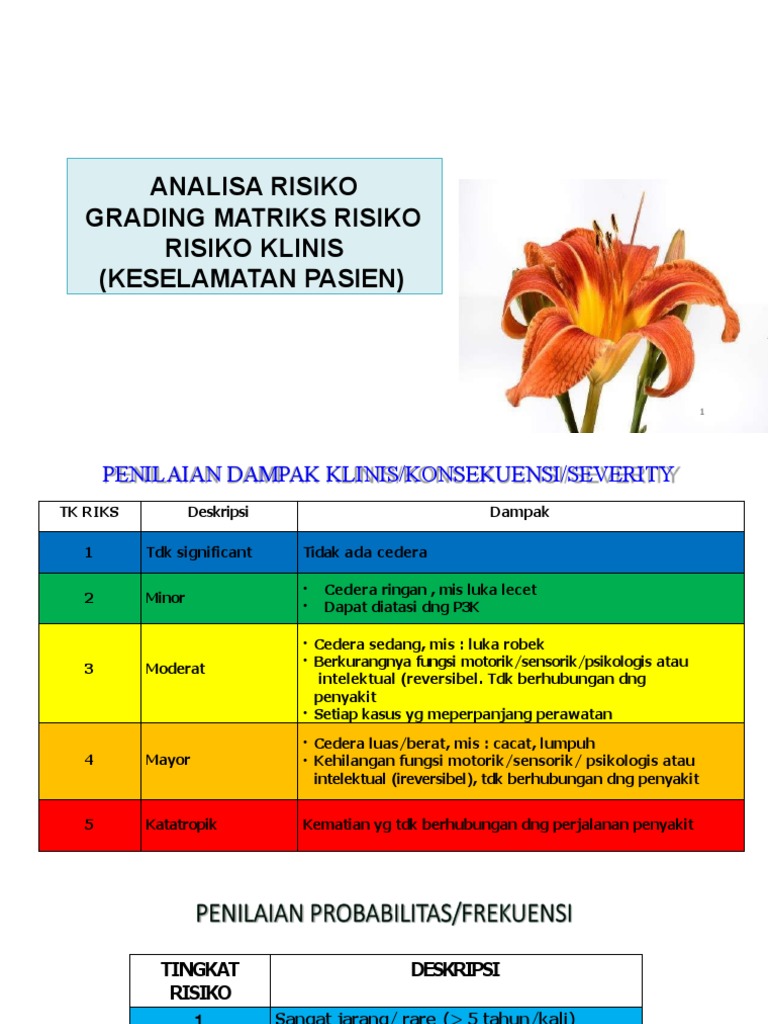 RISIKO KLINIS | PDF