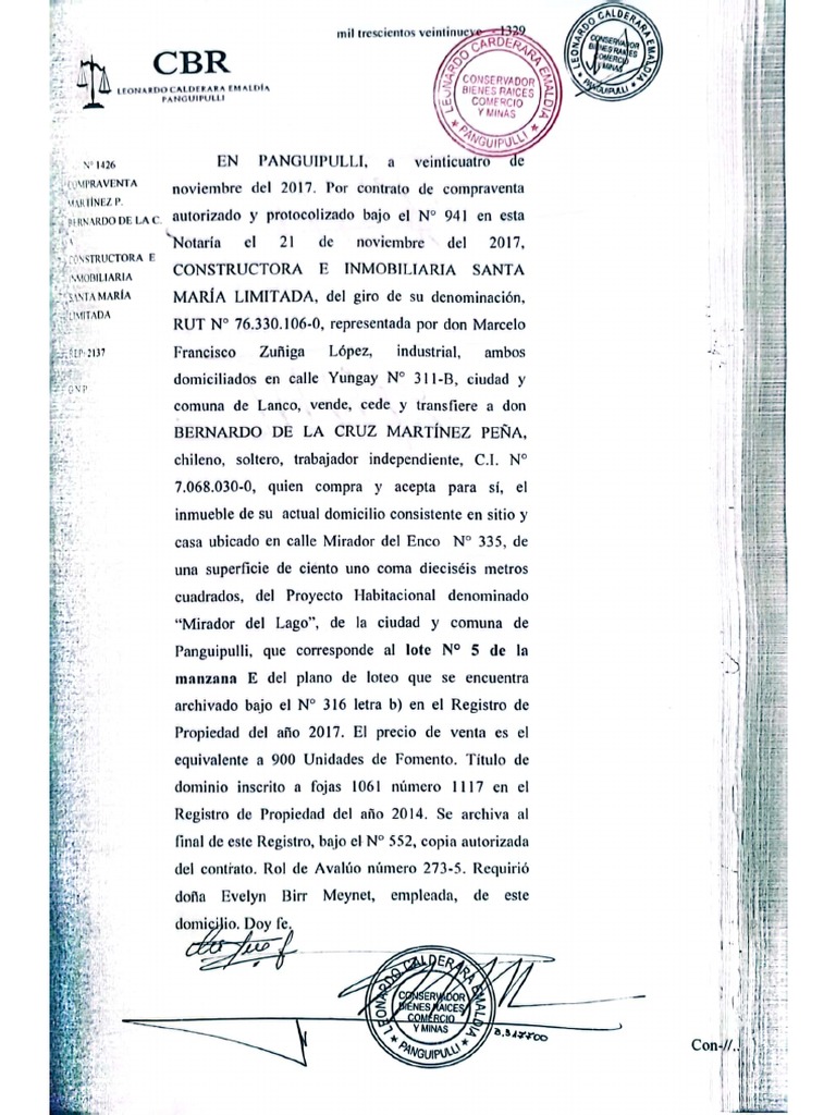 Certificado Dominio Vigente | PDF