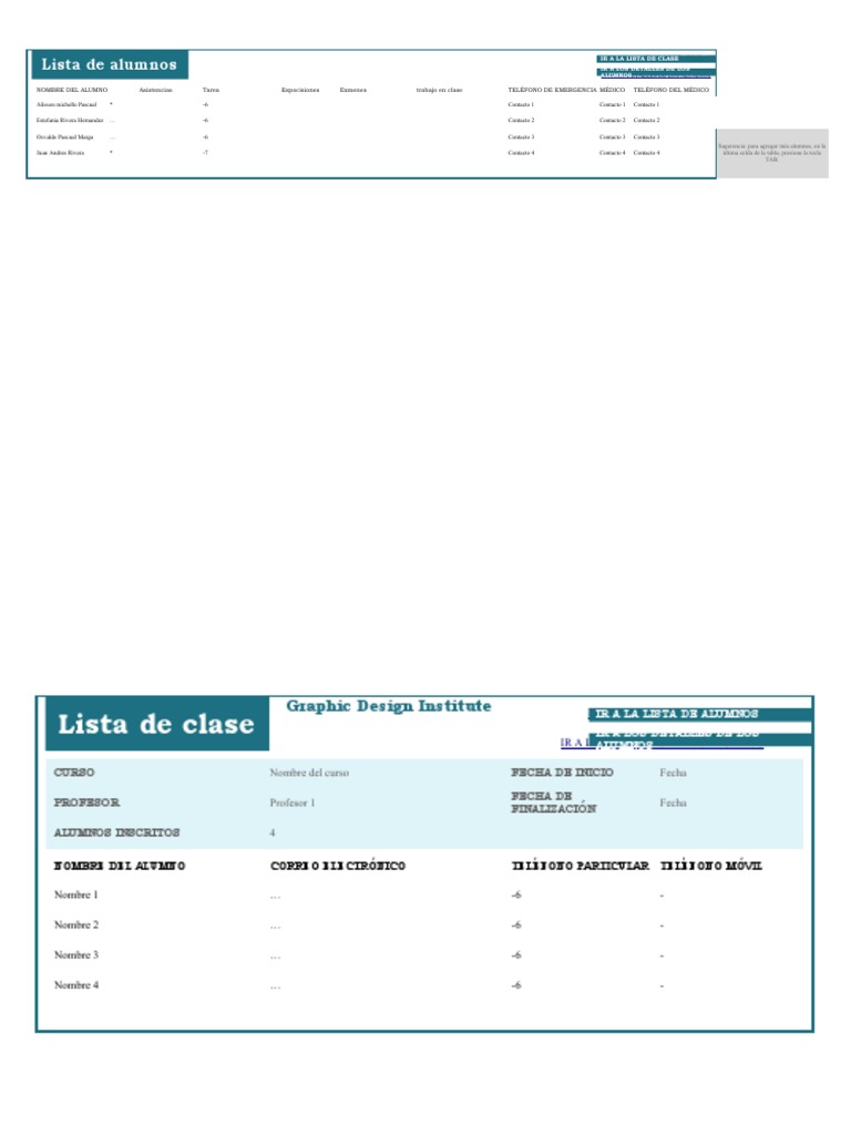 Lista de Clase1 | PDF