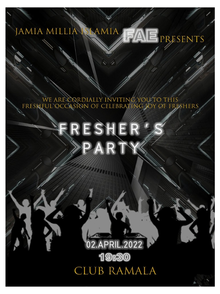 FRESHERS PARTY Invitation | PDF