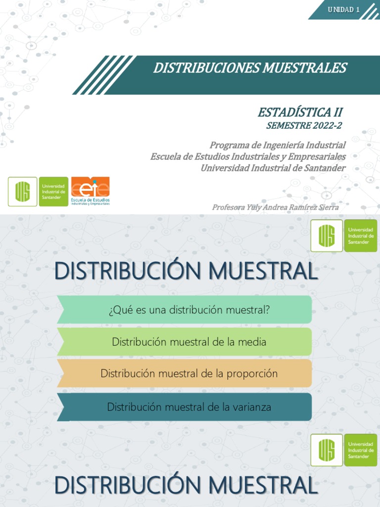 Distribuciones Muestrales | PDF | Media | Muestreo (Estadísticas)