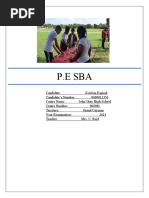 Physical Education 2023 CSEC Past Paper | PDF