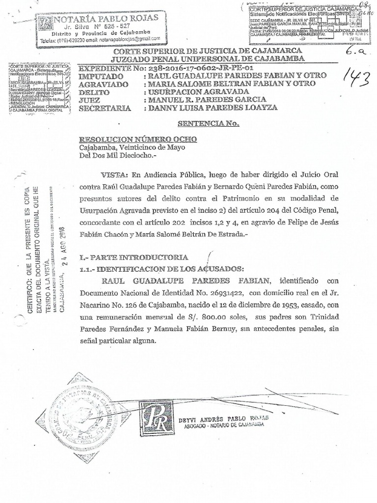 13c R08 Senetencia | PDF