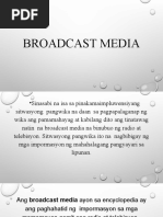 Filipino Radio Broadcasting Script | PDF