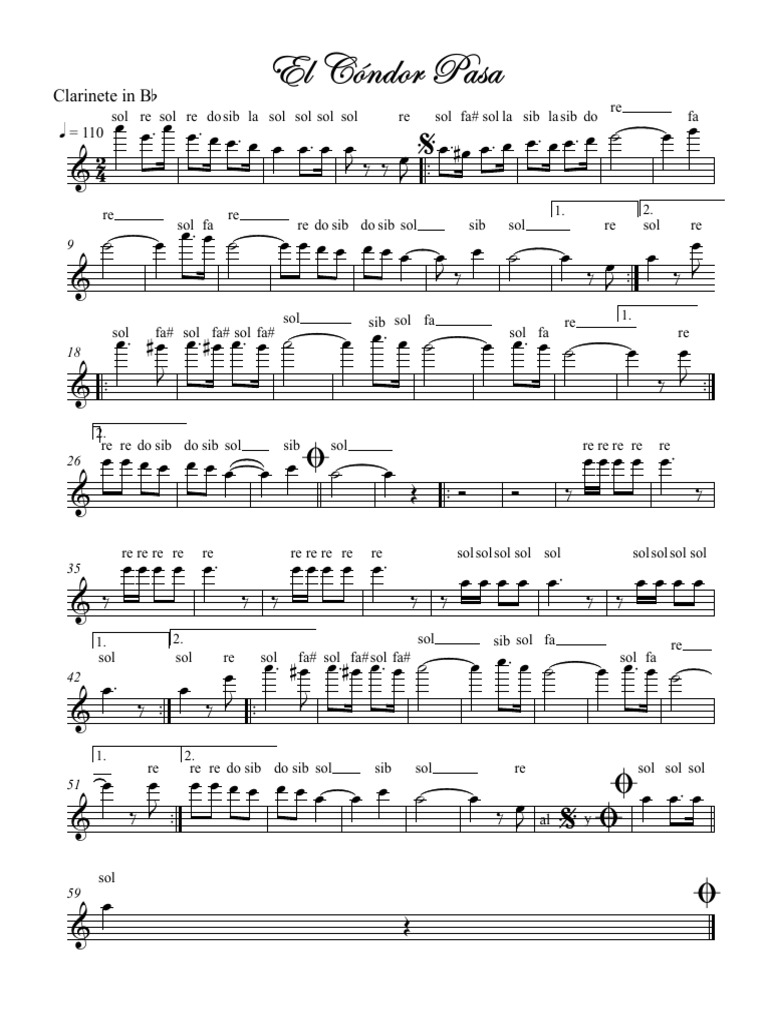 Partituras Clarinete | PDF