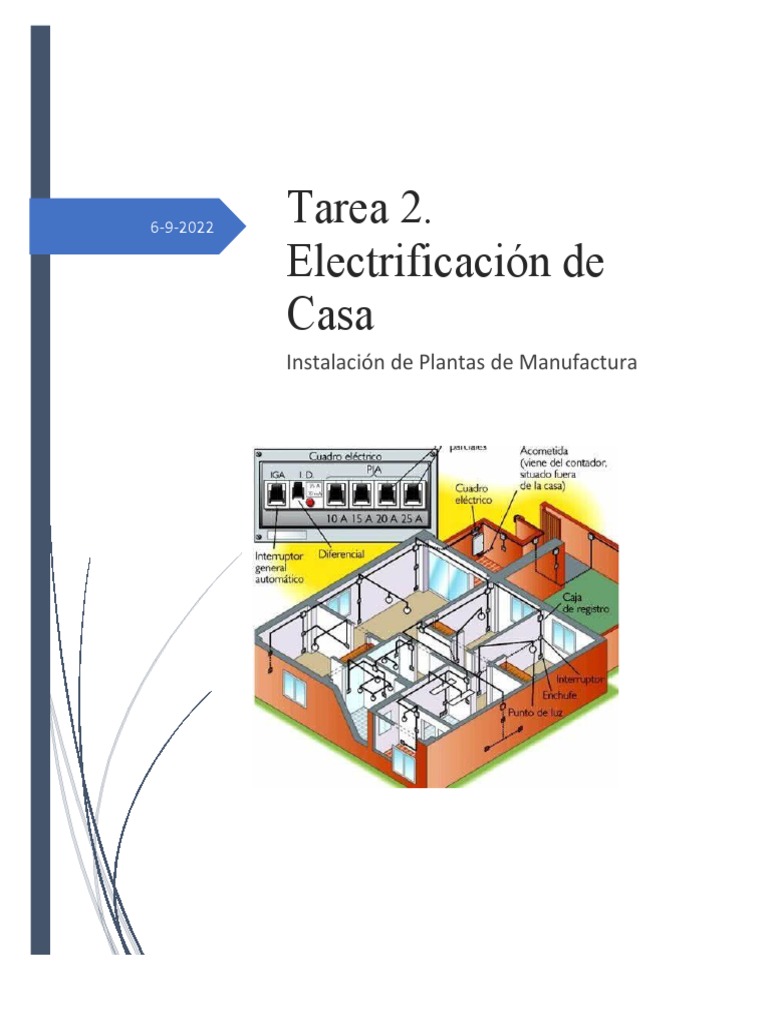 Tarea 2. Electrificacion de Una Casa | PDF