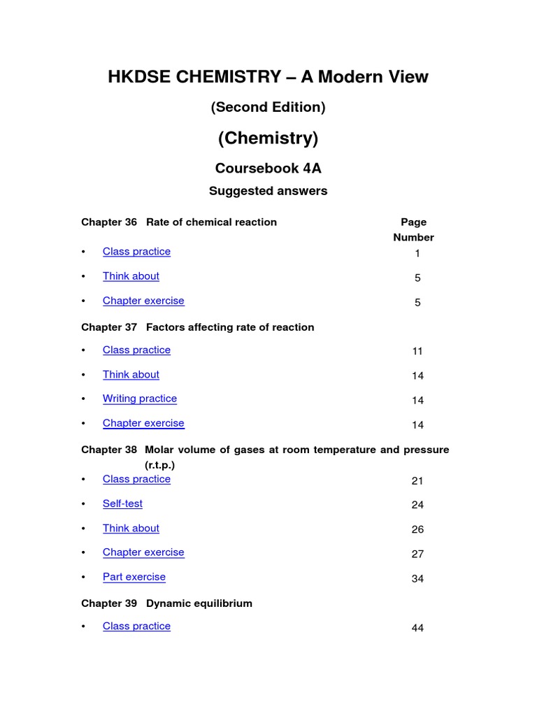 Chemistry Book 4A (2nd Edition) | PDF | Mole (Unit) | Chemical Reactions