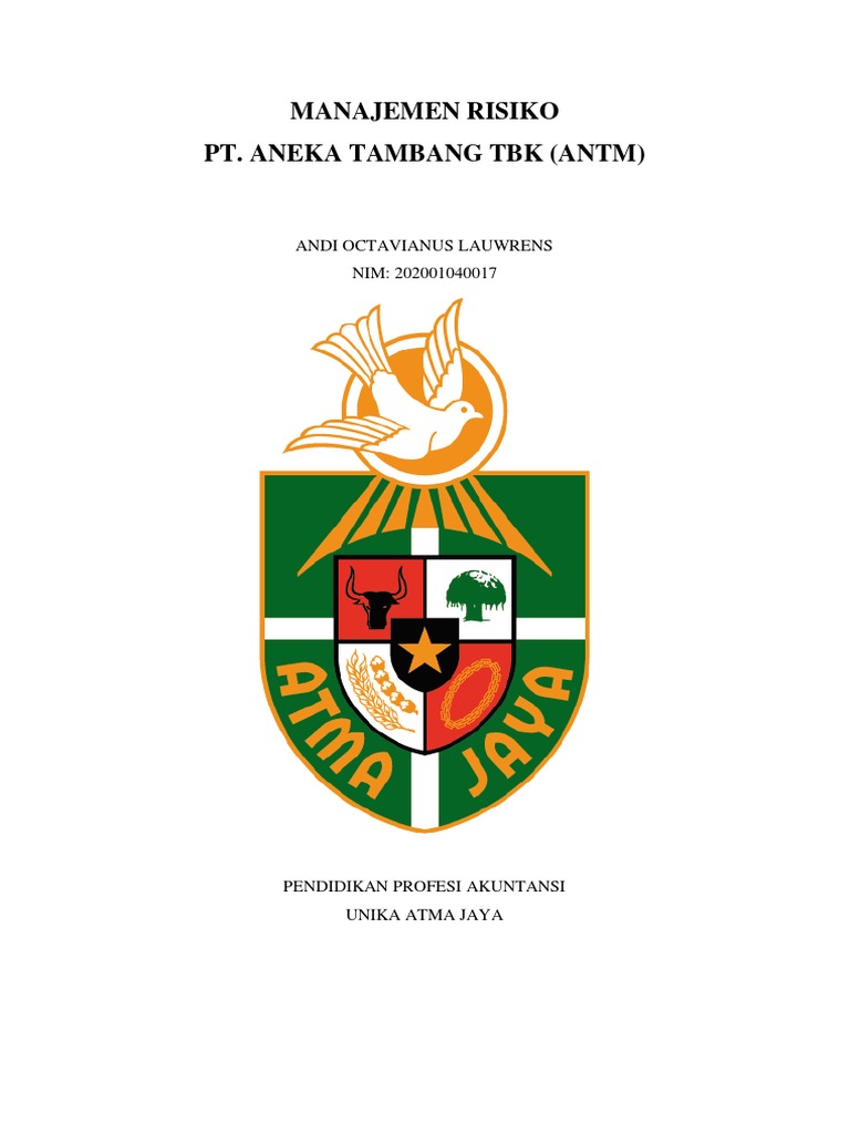 Manajemen Risiko PT Aneka Tambang TBK An | PDF